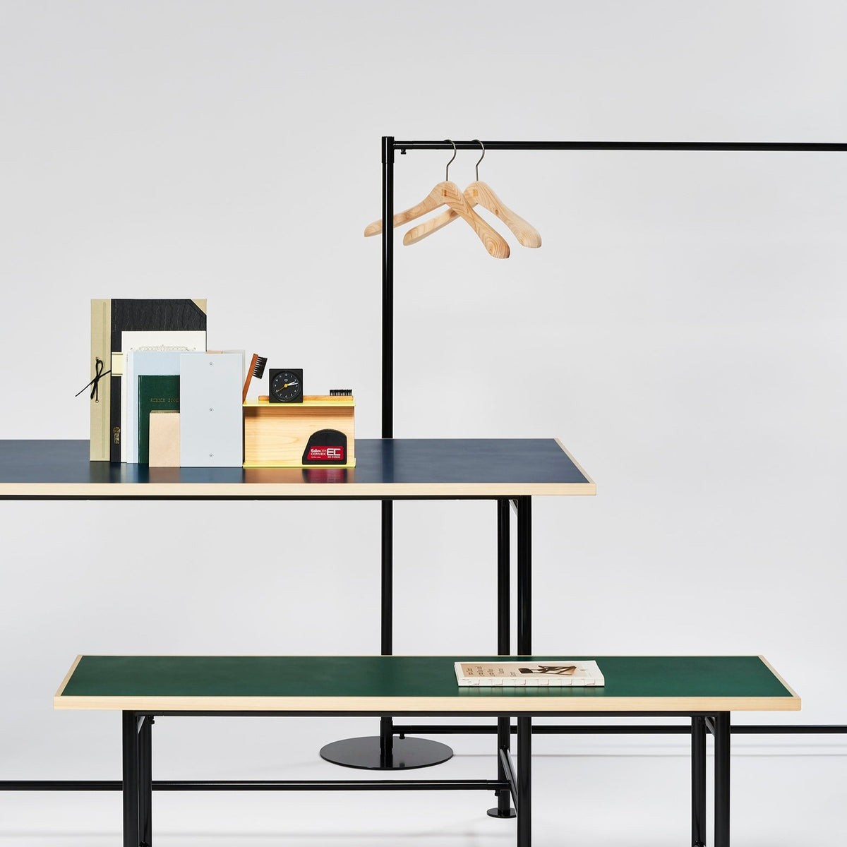 HGR-01-IG ハンガーラック-01-インダストリアルグリーン - KIT